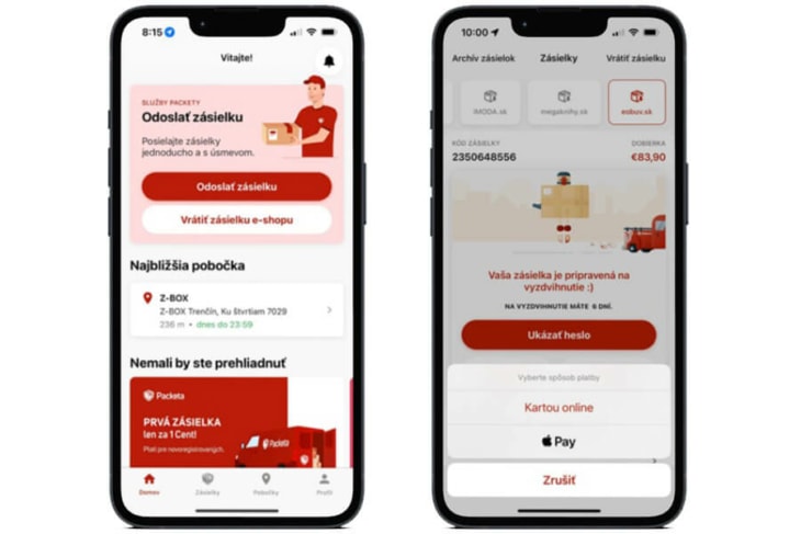 Packeta SK ️ | aplikácia, výdajné miesta, cenník, účet