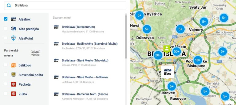 Alzabox 🔍️ ako funguje, platba kartou i v hotovosti