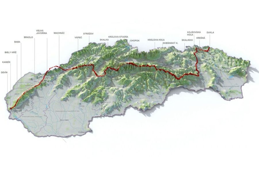 Cesta hrdinov SNP ⚔️ | koľko trvá, trasa, mapa, etapy