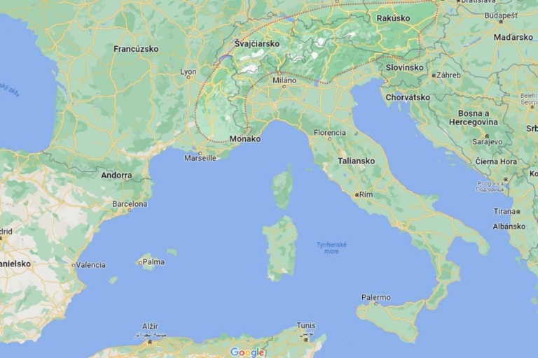 Talianske Alpy ️ mapa, počasie, lyžovanie, turistika