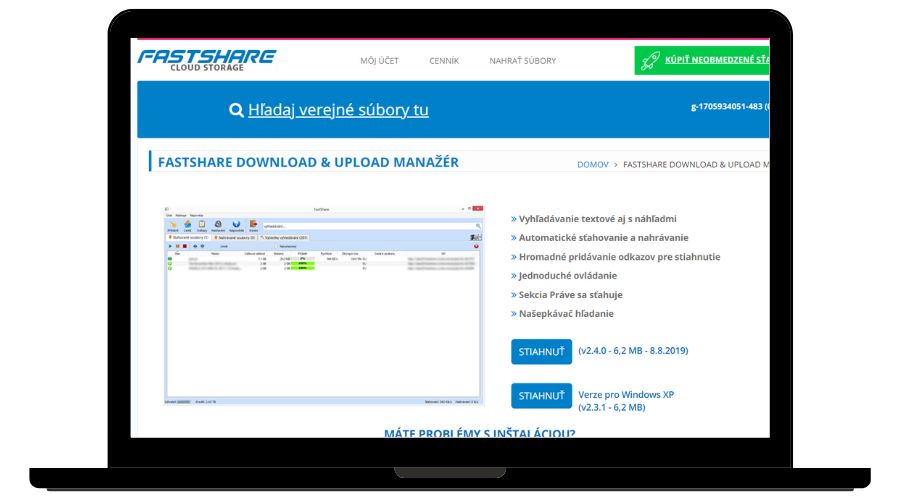 FastShare cz ️ sťahovanie zadarmo, prihlásenie a recenzie