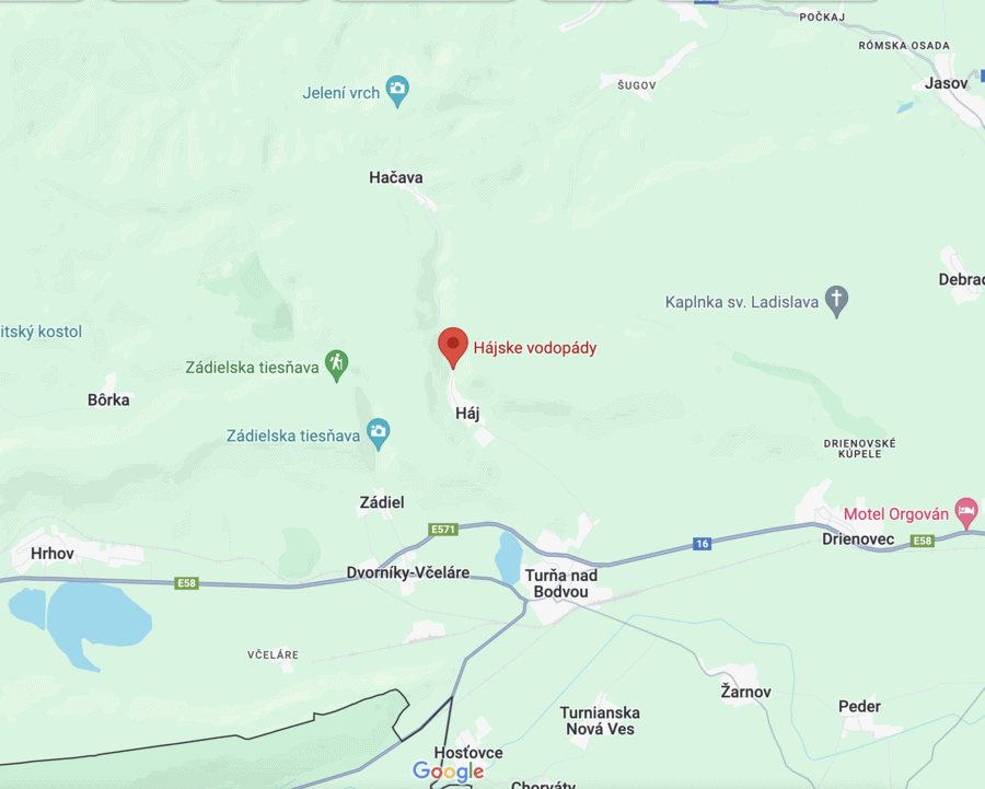 Hájske vodopády ️ trasa, mapa, zaujímavosti a ubytovanie